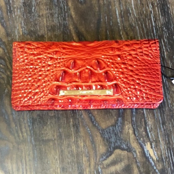 Brahmin | Bags | Brahmin Ady Radiant Red Crocodile Embossed Womens ...